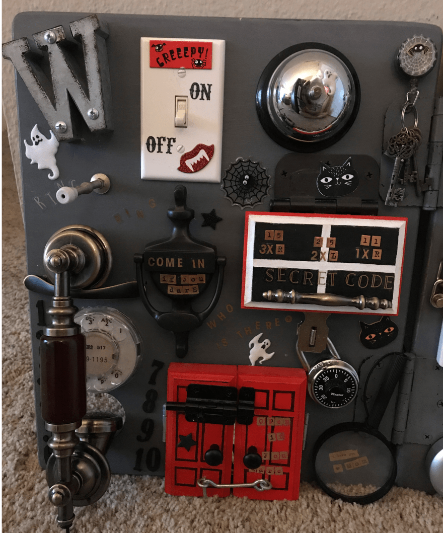 DIY Busy Board – author, illustrator, Cut-Paper-artist